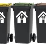 Sticker container diverse varianten | Plak het