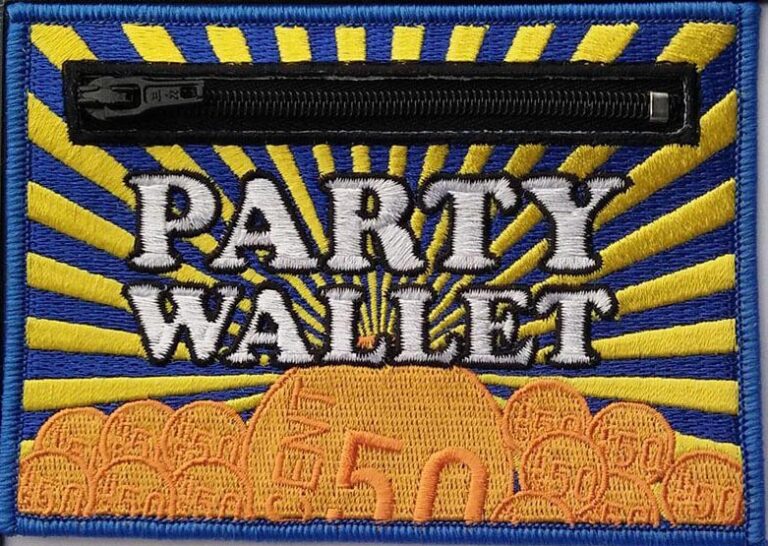 Partywallet en carnavalsemblemen voor carnaval | PlakHet